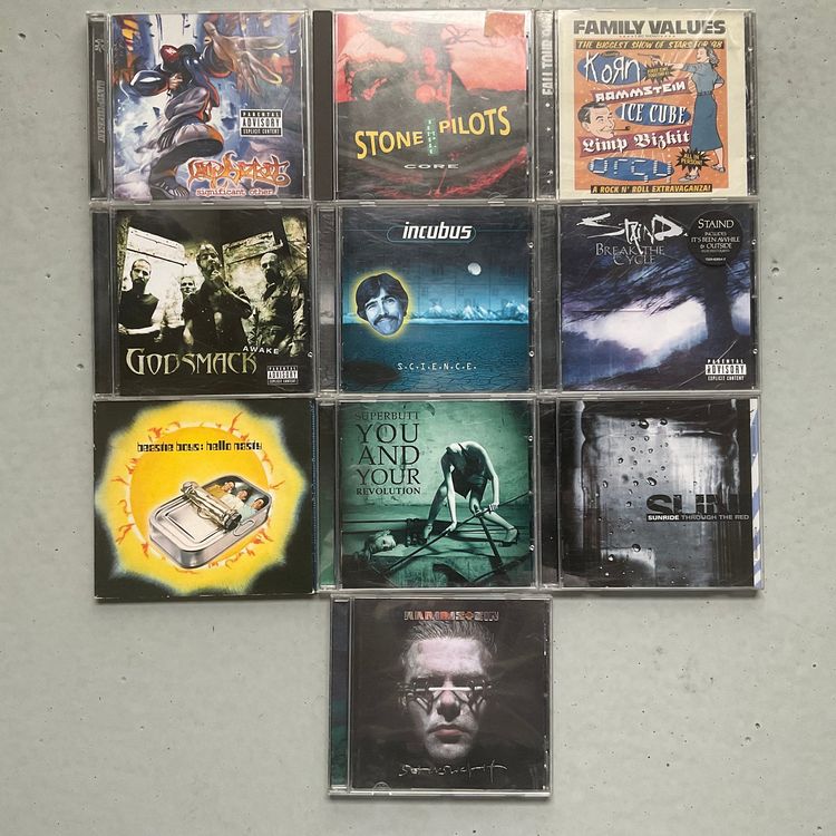 CD-Sammlung, NuMetal, HipHop, 10 St | Kaufen auf Ricardo