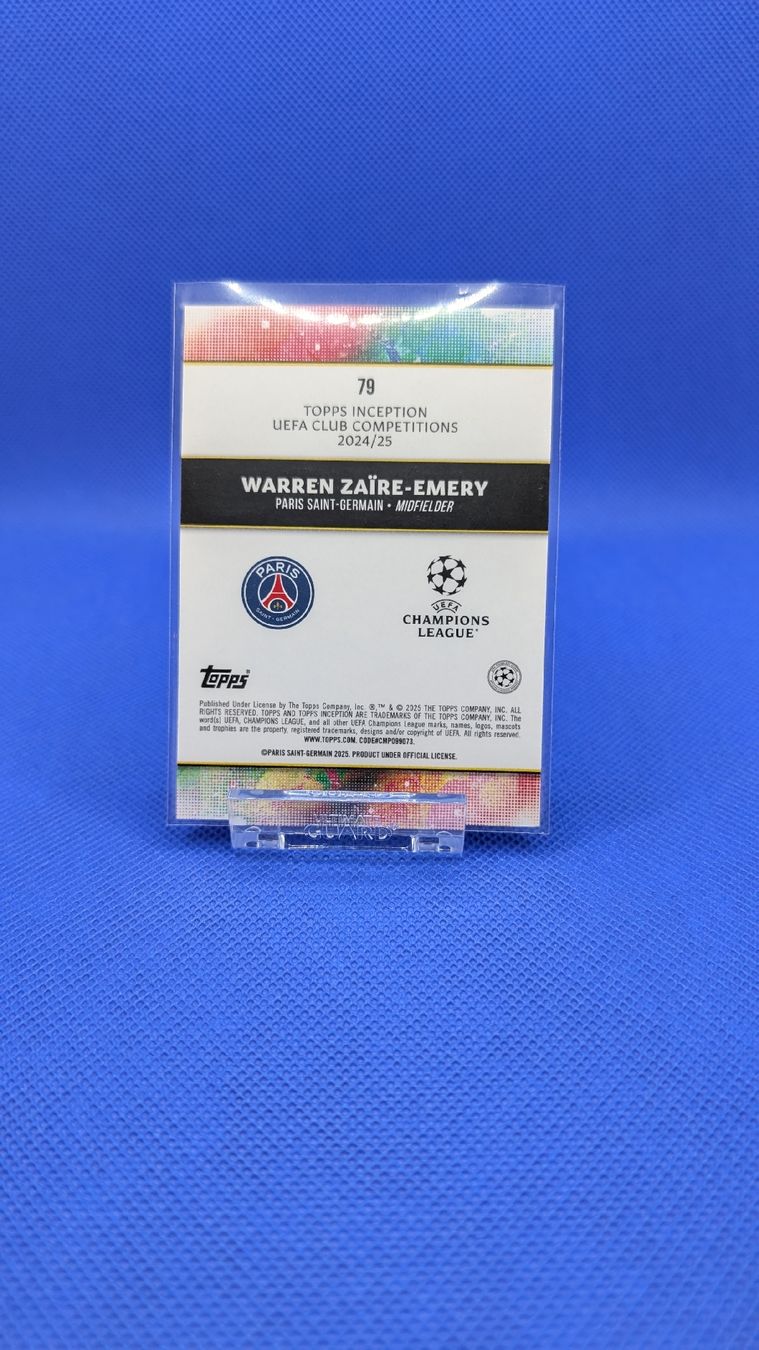 Warren Zaïre-Emery – 2024-25 Topps Inception "Star Quality" (Neu ...