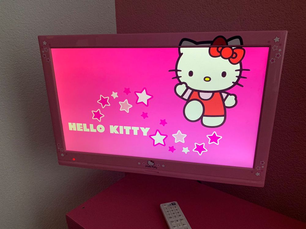 Hello Kitty TV pink, 22 Zoll | Kaufen auf Ricardo