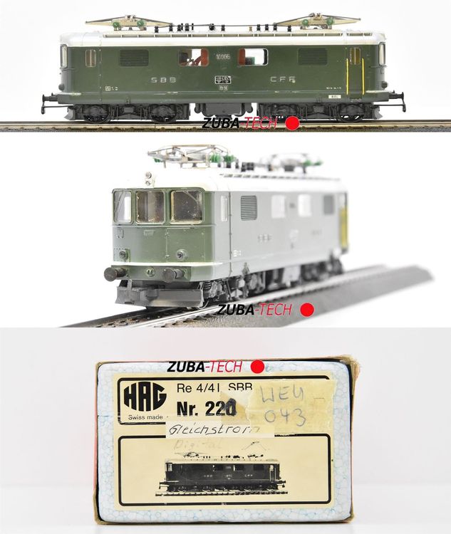 HAG 220 E-Lok Re 4/4 I SBB H0 GS Digital (Gebraucht) in St. Gallen für CHF 76 – mit Lieferung ...