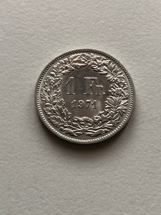 1 Fr. 1971 vorz. | Kaufen auf Ricardo