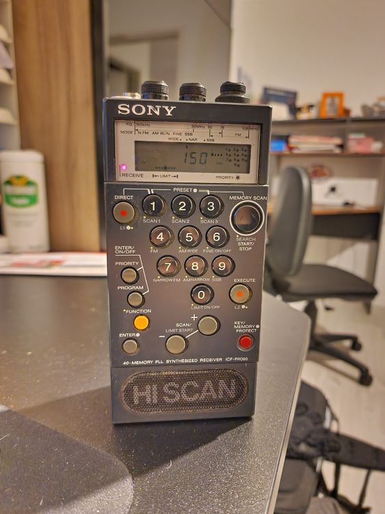 Sony ICF-PRO80 FM LW MW SW RECEIVER (Gebraucht) in Buchs AG für CHF 47 ...