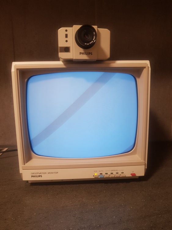CAMÉRA avec Moniteur D'OBSERVATION VINTAGE PHILIPS (Gebraucht) in ...
