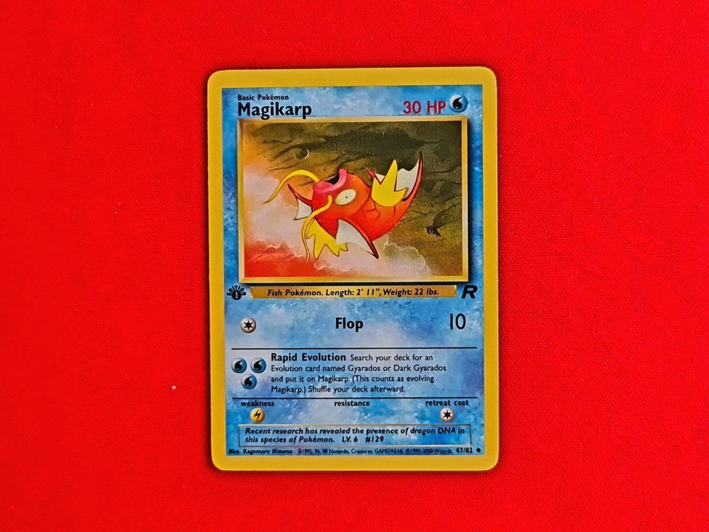 Magikarp 1st Edition Team Rocket 1999 WOTC (NM) ab CHF 1 | Kaufen auf ...