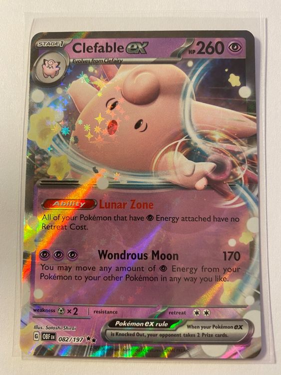 Pokemon Clefable EX 082/197 Obsidian Flames EN | Kaufen auf Ricardo