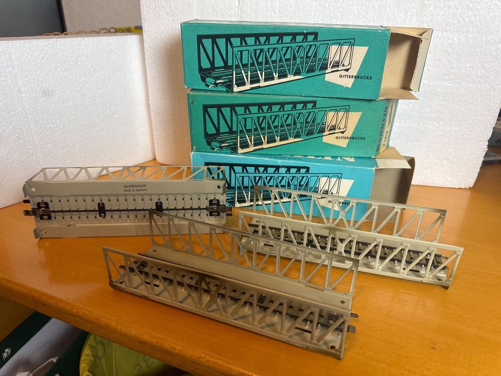 3x Märklin Gitterbrücke 7162 (Neu (gemäss Beschreibung)) in Uster für ...