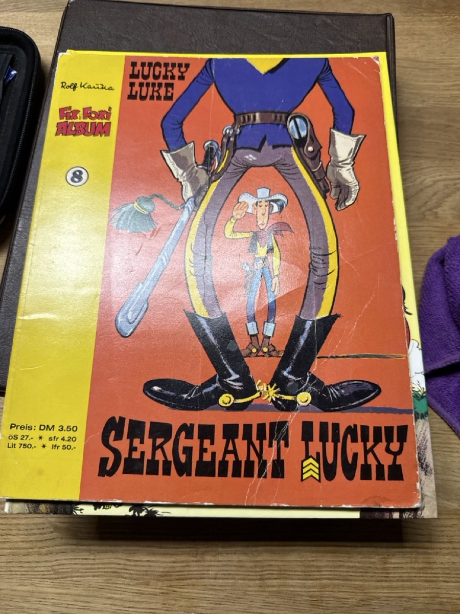 Lucky Luke Comic Album Nr. 8 Sergeant Lucky,Top Zustand! (Gebraucht) in ...