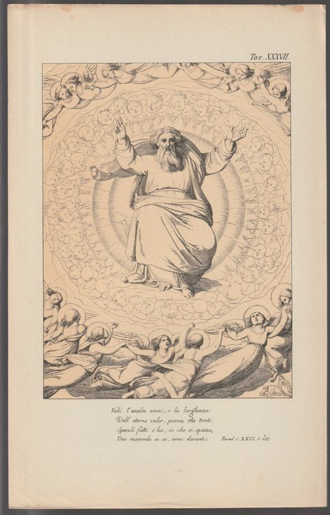 DANTE divine comedy Paradiso chant XXIX v 132 The angels (Gebraucht) in ...