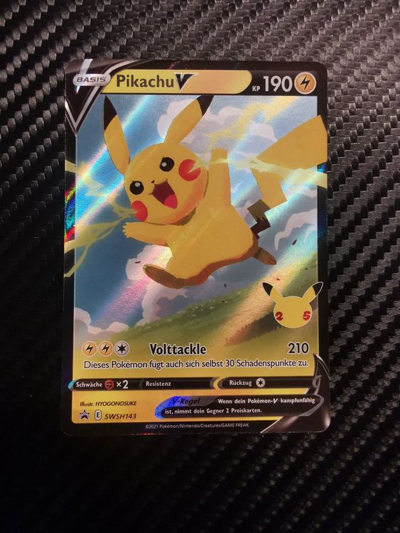 Pikachu V Promo SWSH143 DE Celebrations | Kaufen auf Ricardo