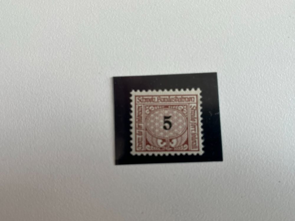 Eisenbahnmarke 5 Rp. postfrisch (Neu (gemäss Beschreibung)) in ...