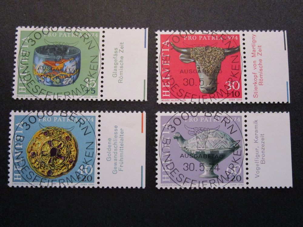 Pro Patria 1974 ET Vollstempel (Gebraucht) in Rubigen für CHF 3.5 – mit Lieferung auf Ricardo kaufen