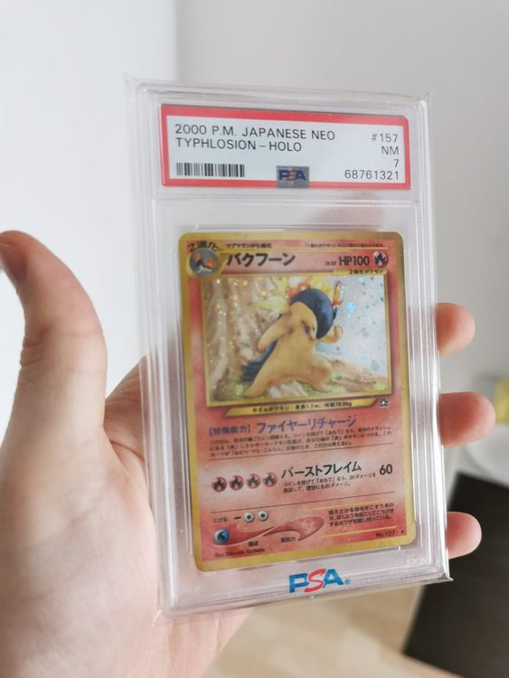 Pokemon PSA 7 Typhlosion #157 JPN ab 1.- (Neu und originalverpackt) in ...