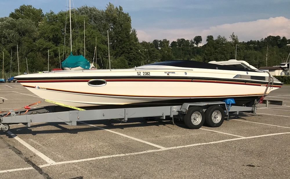 WELLCRAFT SCARAB 28 SPEEDBOOT - HAFENPLATZ - EINT. AUCH PW | Acheter ...