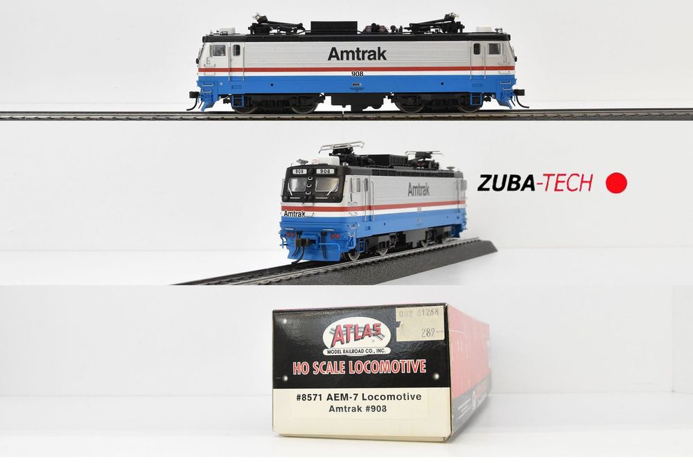 Atlas 8571 E-Lok AEM-7 Amtrak H0 GS Analog OVP | Kaufen auf Ricardo