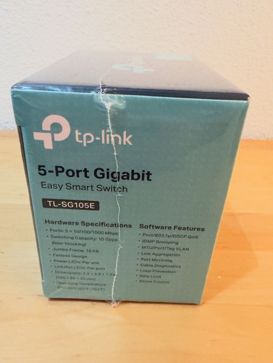 TP-LINK TL-SG105E Easy Smart Switch (Neu und originalverpackt) in ...