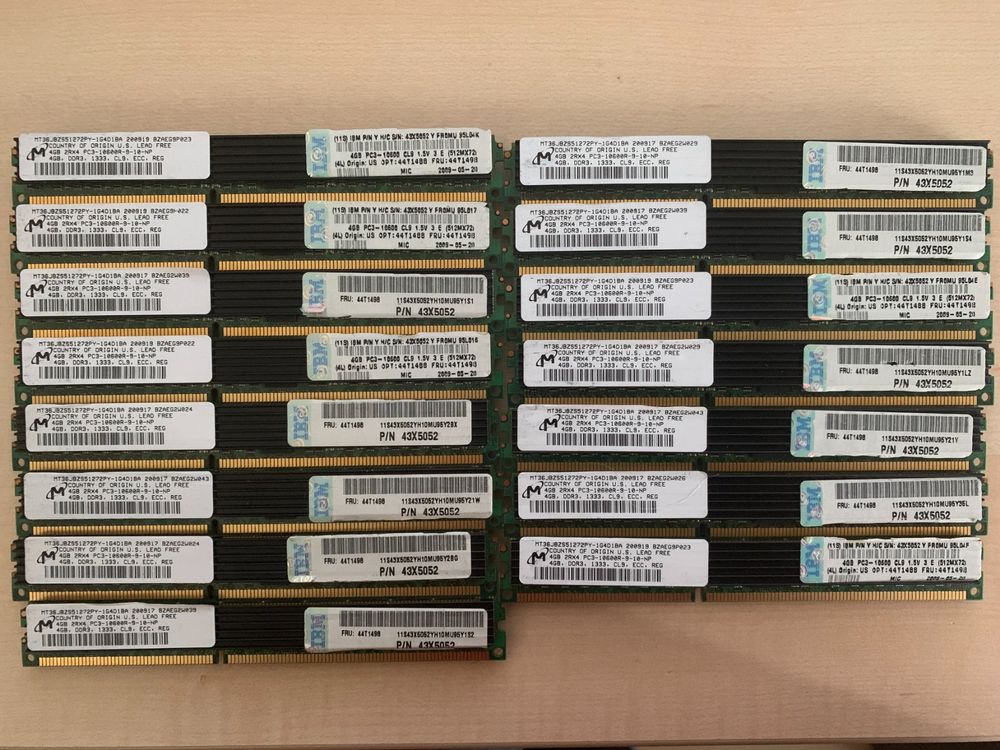 60GB RAM IBM DDR3 ECC Module mit Kühlblechen (Gebraucht) in Buchs SG ...