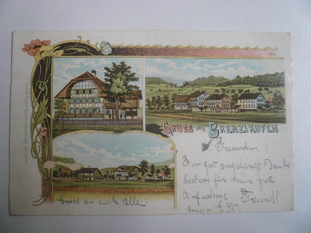 farbige LithoAK BRENZIKOFEN (Gebraucht) in Oberhofen am Thunersee für CHF 29 – mit Lieferung auf ...