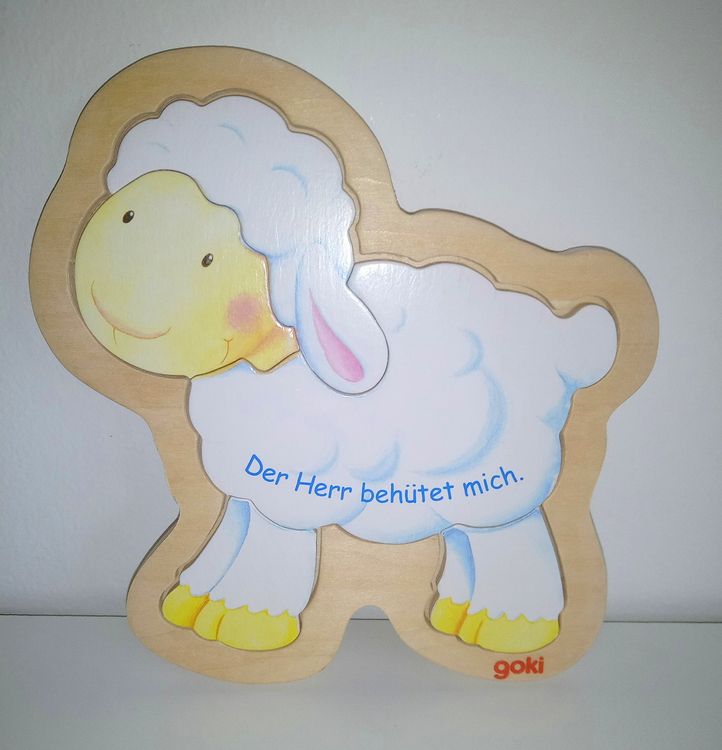 GOKI - Baby/Kinder - Puzzle - Schaf - 5 teilig | Kaufen auf Ricardo
