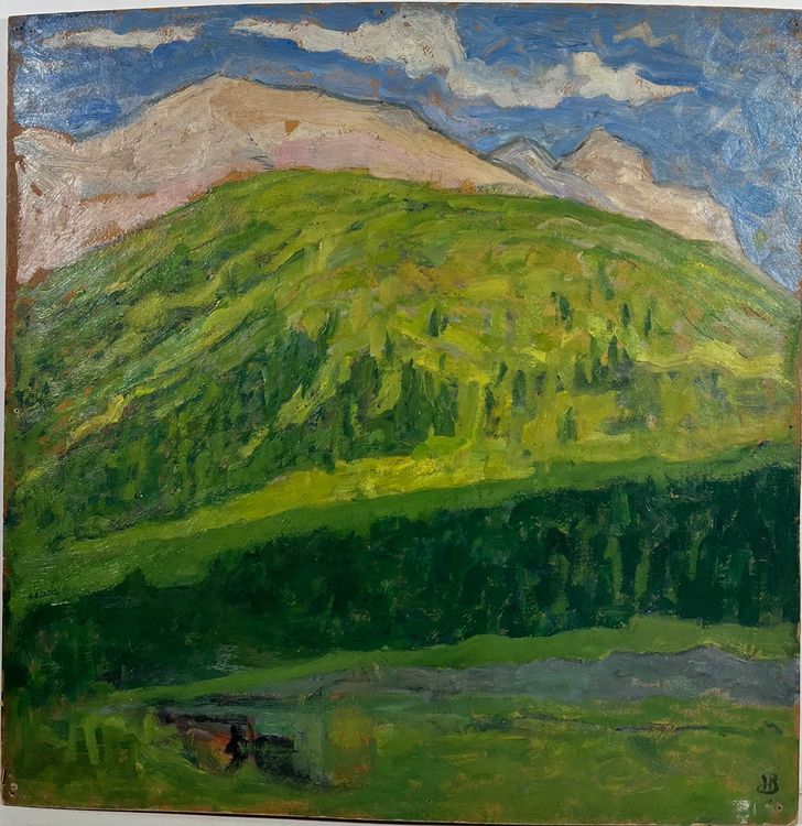 Bertold Henry von Haller (1878-1942) Berglandschaft Gemälde (Gebraucht ...