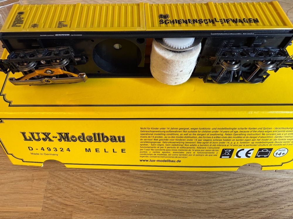 LUX H0 9130 3-rail Nettoyage voie Schienen- und Oberleitungs | Kaufen ...