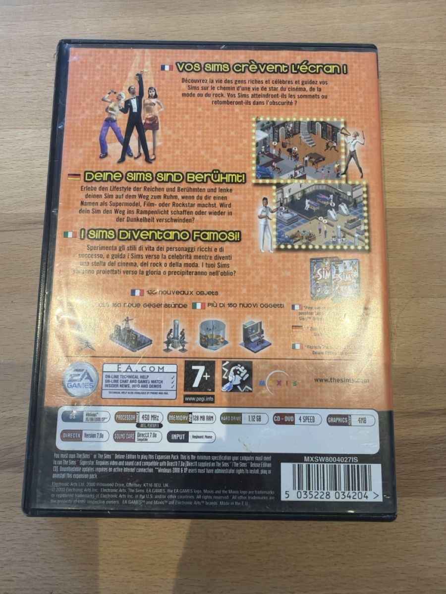 Les Sims Superstar, CD-Rom Expansion Pack (D'occasion) à Conthey pour ...