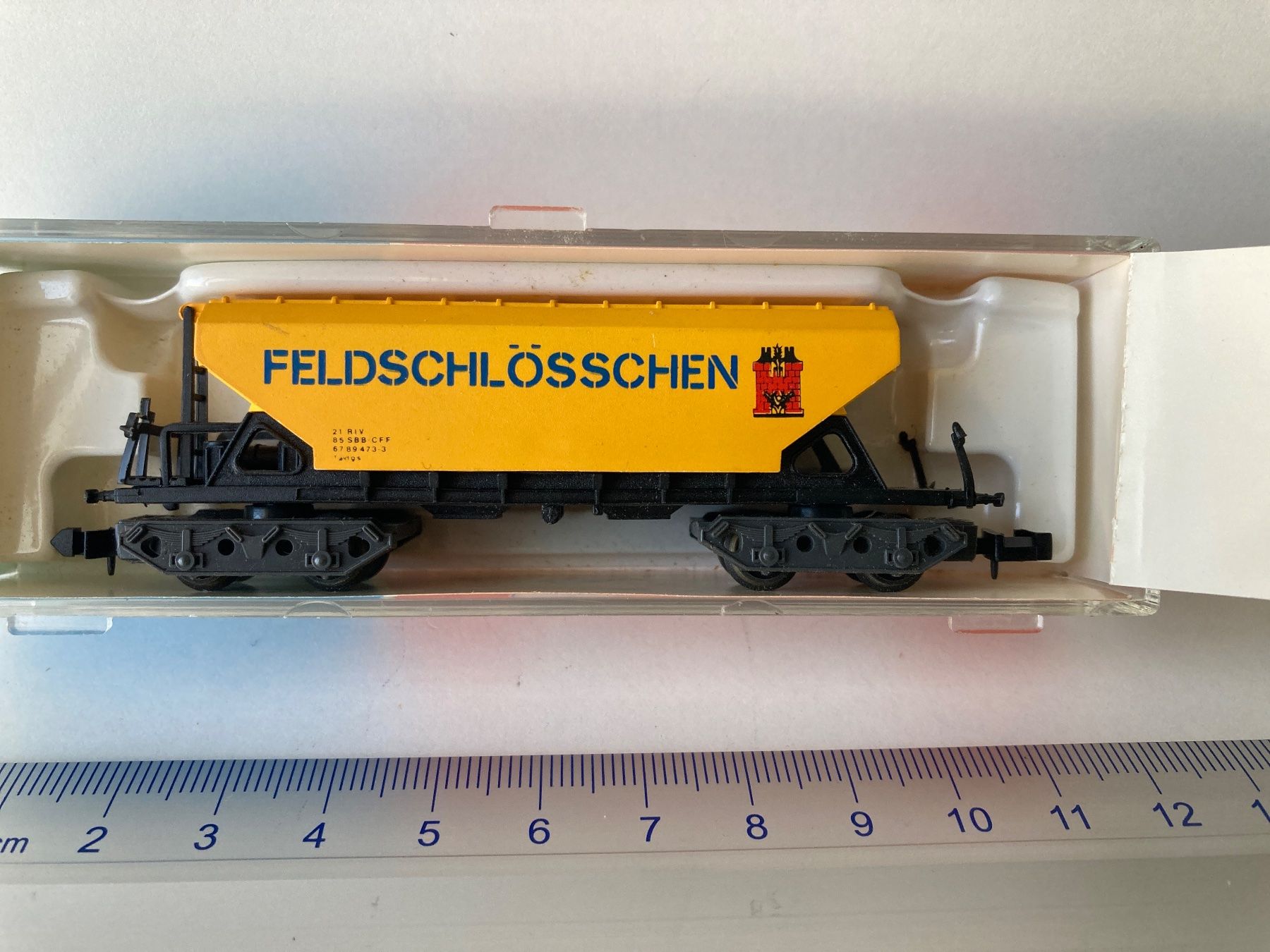 Roco Spur N 25093 Silowagen Feldschlösschen SBB (Gebraucht) in Brislach ...