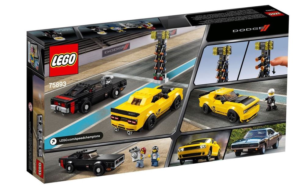 LEGO 2018 Dodge Challenger 1970 Dodge Charger NEU (75893) (Neu und ...