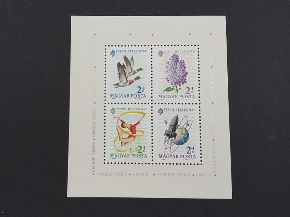 1964 Block MiNr 42A Ungarn (Gebraucht) in Allschwil für CHF 2 – mit ...