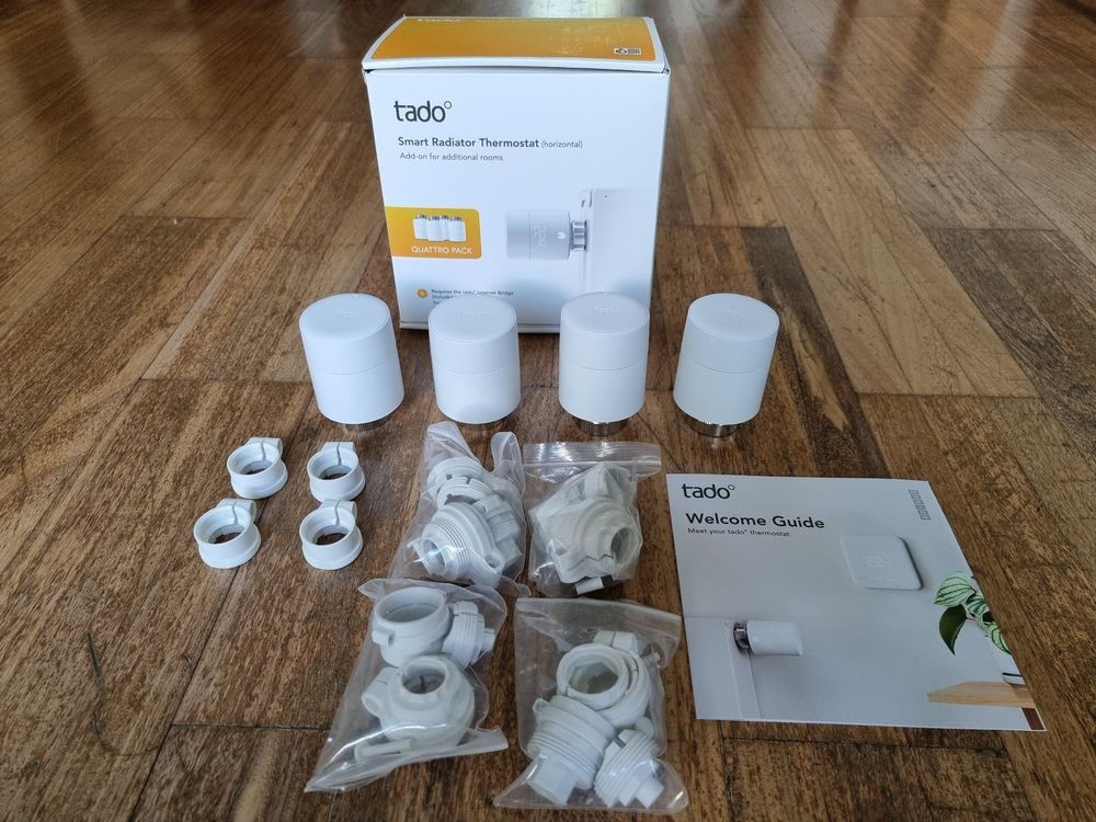 Tado Smart Radiator Thermostat Starter Kit V3 + Quattro Pack | Kaufen ...