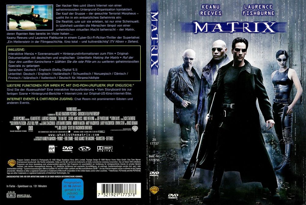 Matrix DVD | Kaufen auf Ricardo