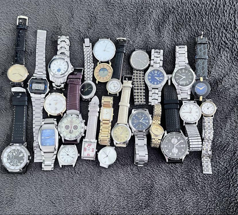 Uhren-Lot – 25 Armbanduhren | Tissot, Seiko, Casio, Sandoz (Defekt) in Safenwil für CHF 62 – mit ...