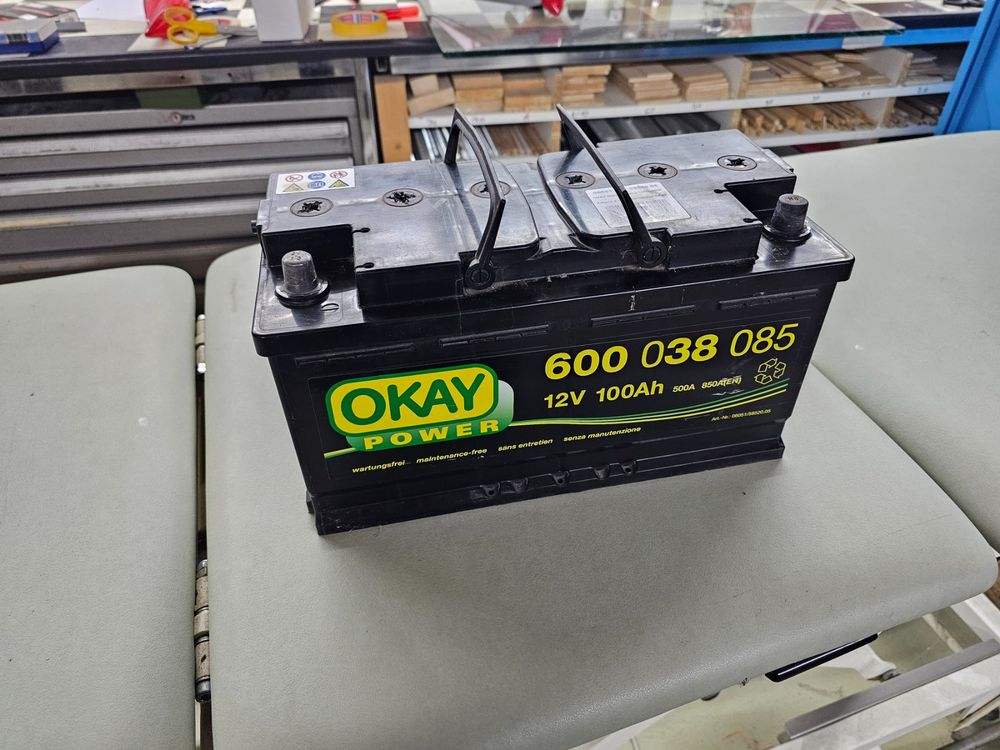 Okay Power 12V 100Ah Batterie (Gebraucht) in Rüti für CHF 54 – nur Abholung auf Ricardo kaufen