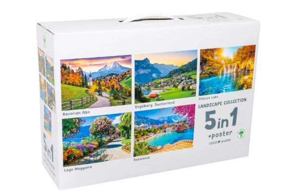 Schöne Puzzle Landschaften , 5 x 1000 Teile, neu | Kaufen auf Ricardo