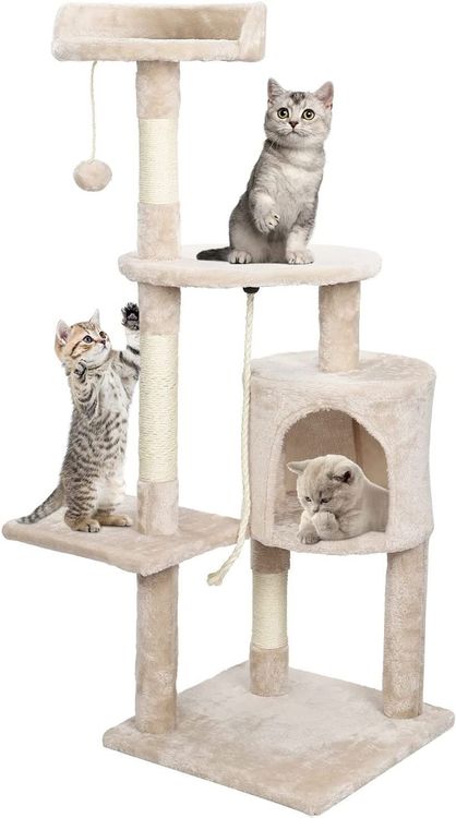 Kratzbaum Katzenbaum Stabiler Kletterbaum Spielhaus Turm 112 (Neu und originalverpackt) in ...