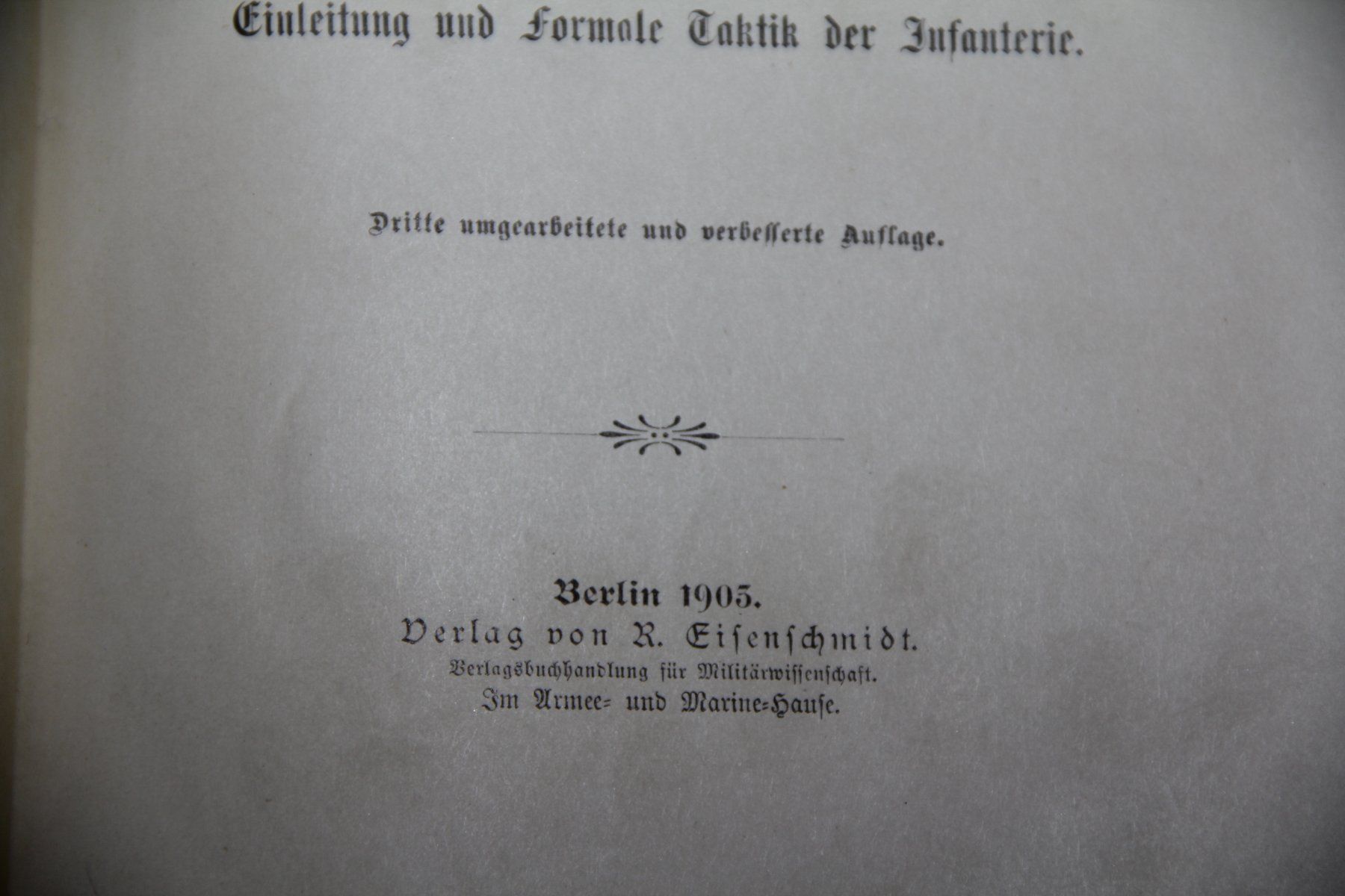 Taktik Infanterie William Balck, Band 1+2 / 4-6, 1905 Berlin (Gebraucht ...