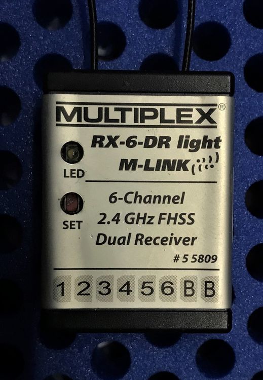 Empfänger RX-6-DR light "M-LINK 2.4GHz", Multiplex # 55809 | Kaufen auf ...