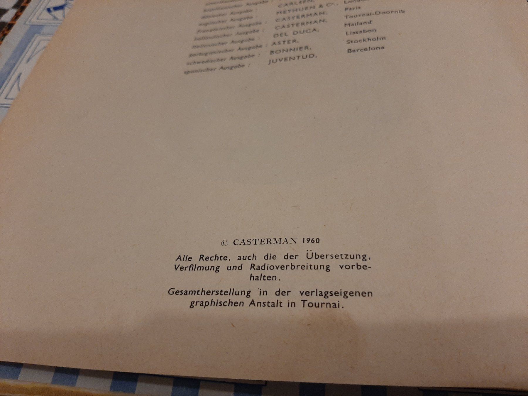 Tim der pfiffige Reporter von HÉRGÉ Reiseziel Mond 1960 (Defekt) in ...