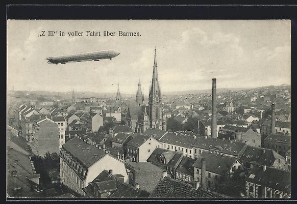 Barmen, Zeppelin Z III in voller Fahrt (Gebraucht) in Berlin für CHF 16 ...