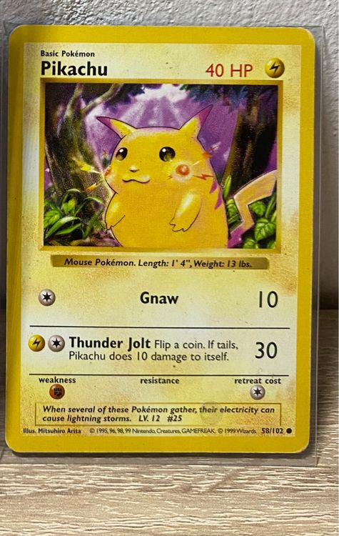 Pikachu red cheeks Error rare | Kaufen auf Ricardo
