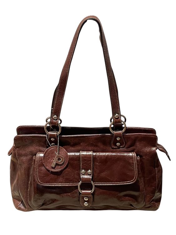 PICARD ECHT LEDER BRAUN TASCHE TOLLER BEGLEITER | Kaufen auf Ricardo