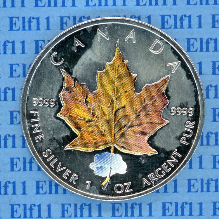 CAD___5.00 2004 Maple Leaf 1 oz Silber -stgl 5 Dollars (Neu (gemäss ...