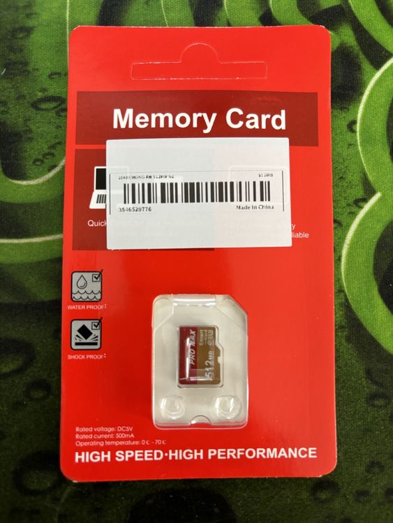 Micro SD Card 512MB, PRO MAX, neu & originalverpackt (Neu und ...