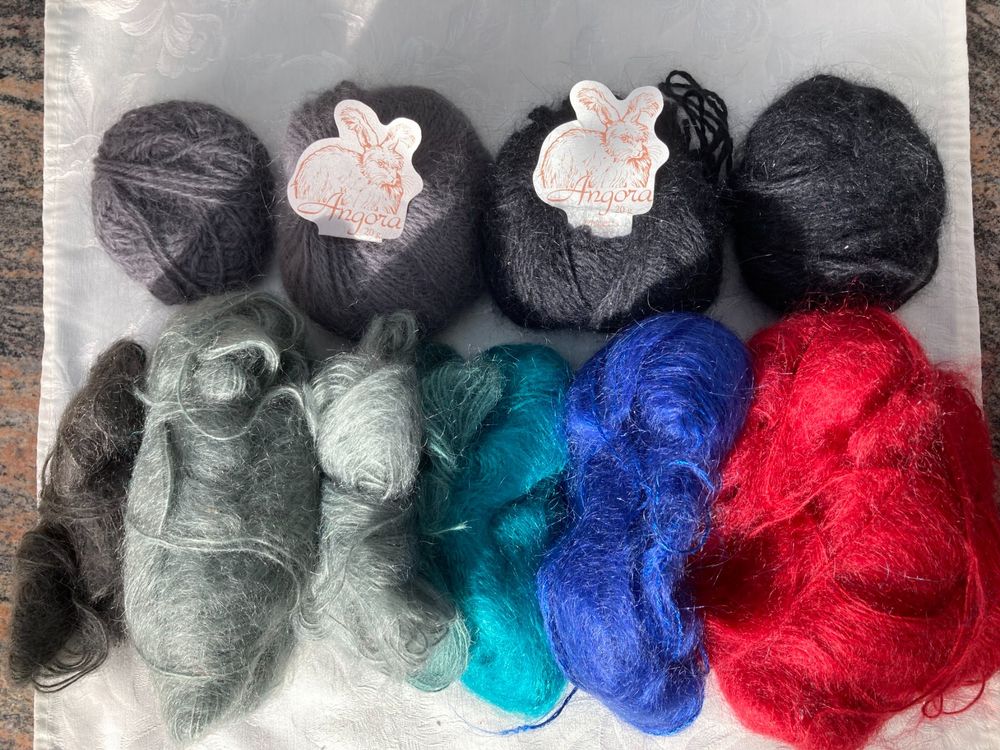 Angora Wolle *** total 185g (Neu (gemäss Beschreibung)) in Niederuzwil ...