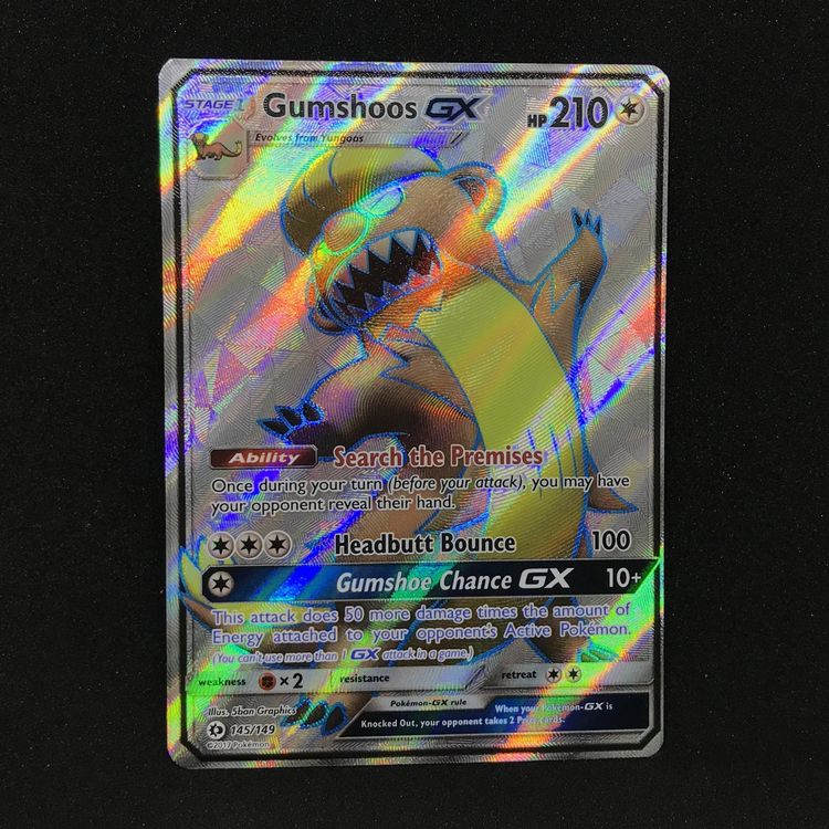 Gumshoos GX - Carte Pokemon Karte 145 Argouste/Manguspektor (Neu ...