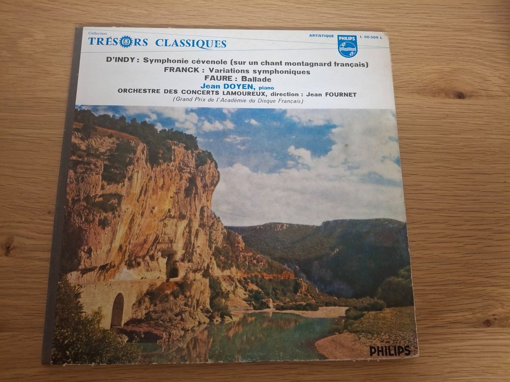 D'Indy, Franck, Fauré - Vinyle Philips Trésors Classiques (D'occasion ...