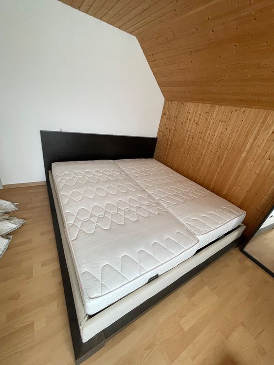 Massives 2x2m Holz Bett (Gebraucht) in Wolfwil für CHF 400 – nur ...