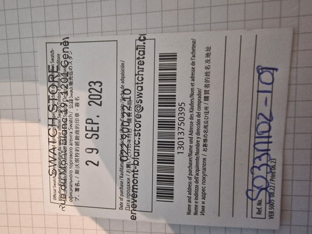 Omega Swatch Moonswatch Gold édition (09.2023) (Gebraucht) in Vevey für ...