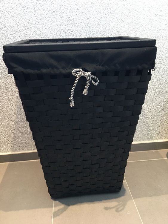 Ikea Waschekorb Schwarz