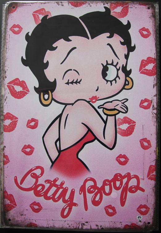 NEU/OVP: Blechschild Film Betty Boop Cartoon Comic (Neu und ...