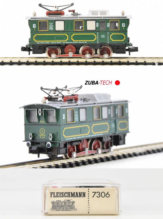 Fleischmann 7306 E-Lok Z06 PZB Spur N GS Analog mit OVP (Gebraucht) in ...
